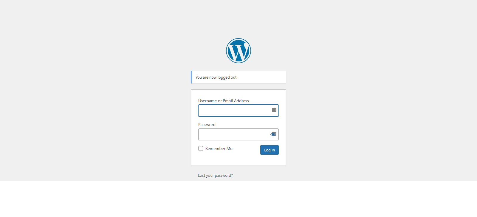 How to log in to WordPress - NivaCity
