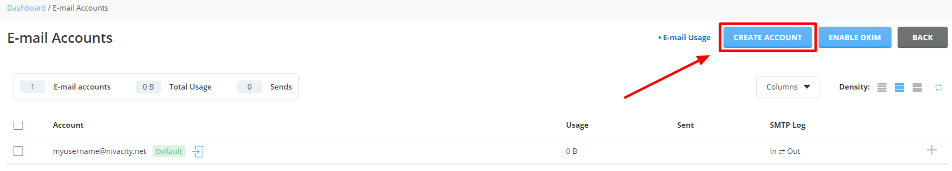 Email Accounts - NivaCity