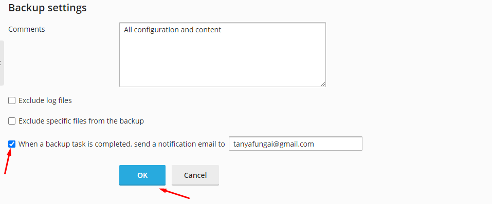 How To Create Backups on Plesk. - NivaCity